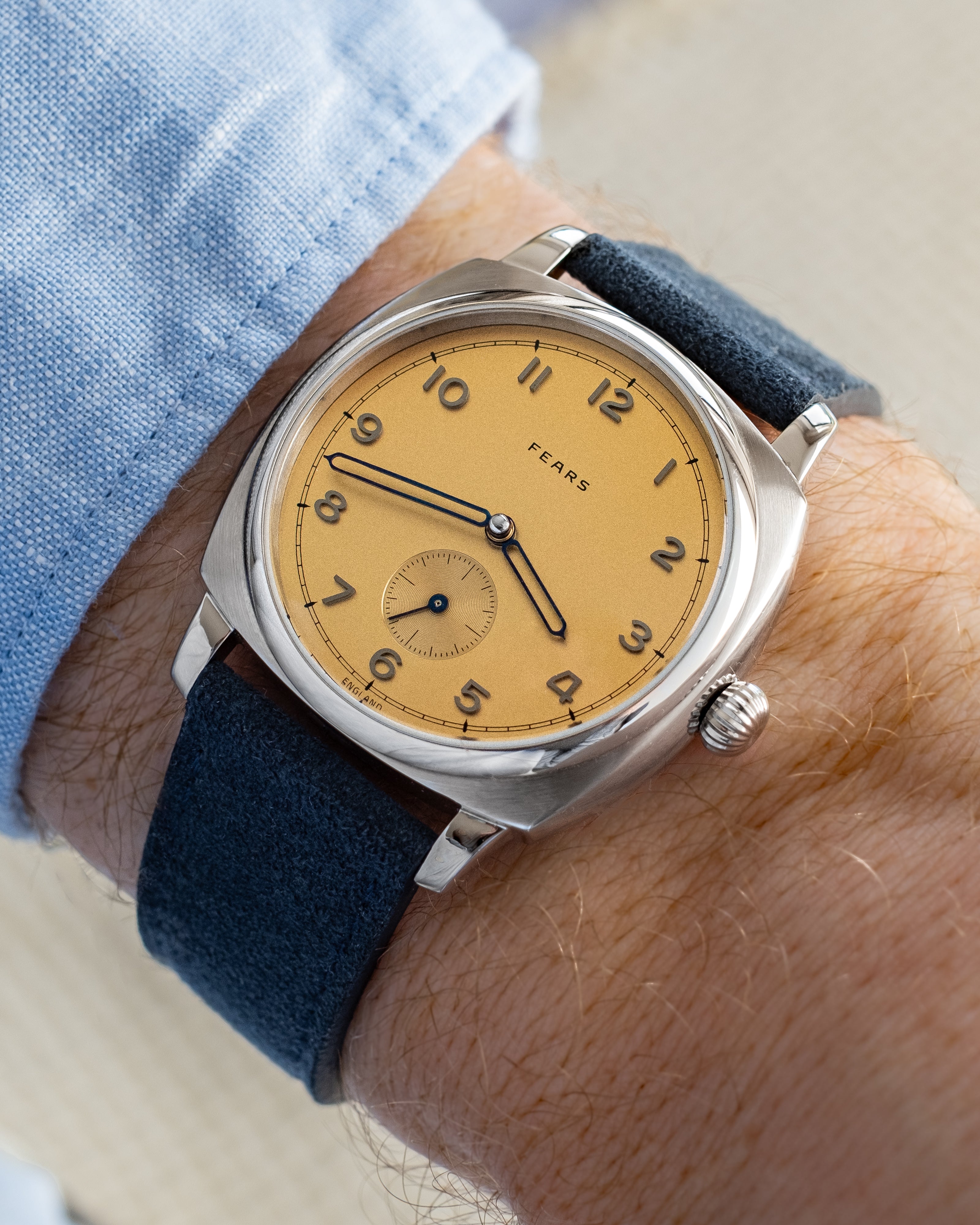 Fears Brunswick 38 - Champagne – Fears Watch Company Limited