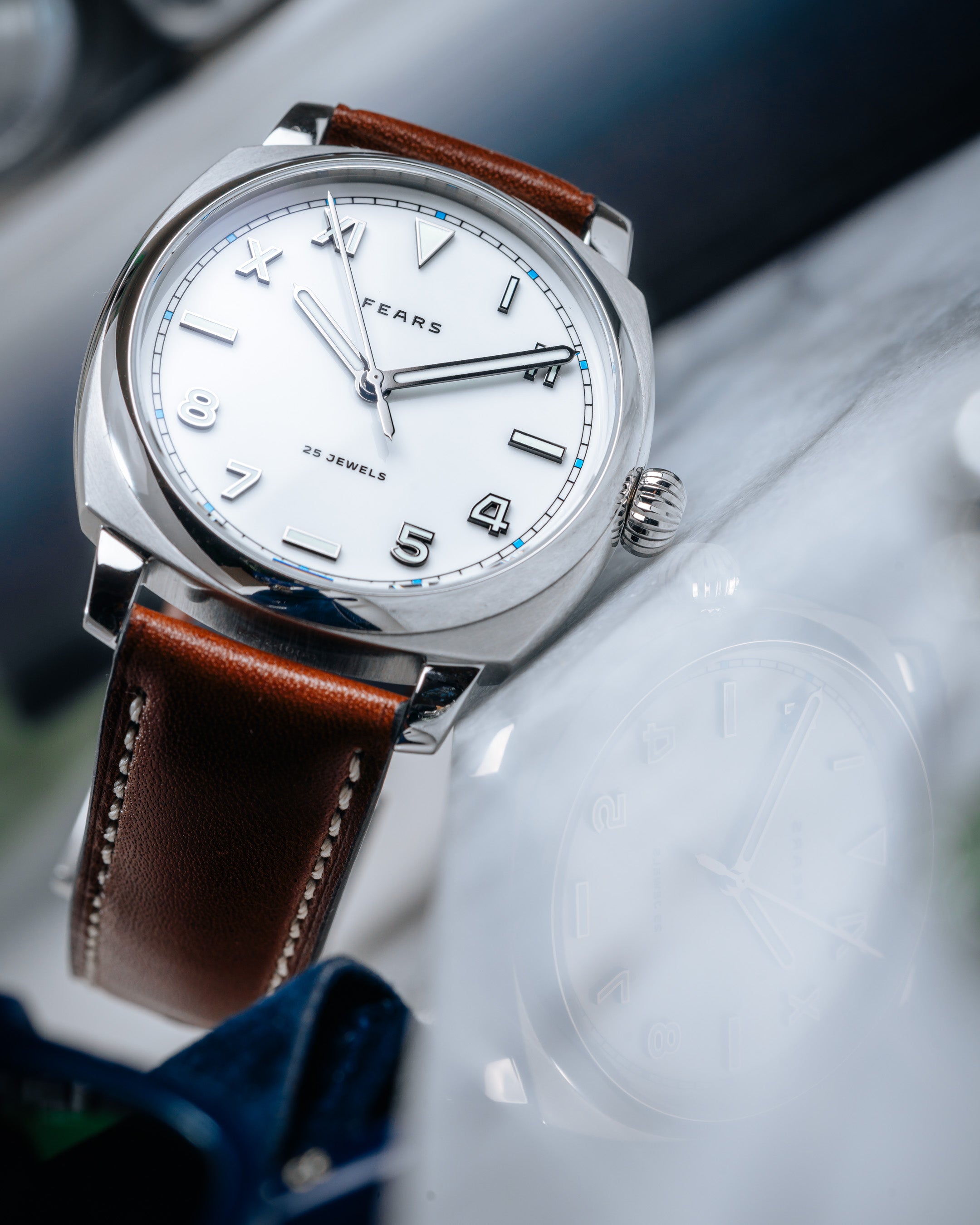 Fears Brunswick 40 White Topper Edition – Fears Watch Company Limited