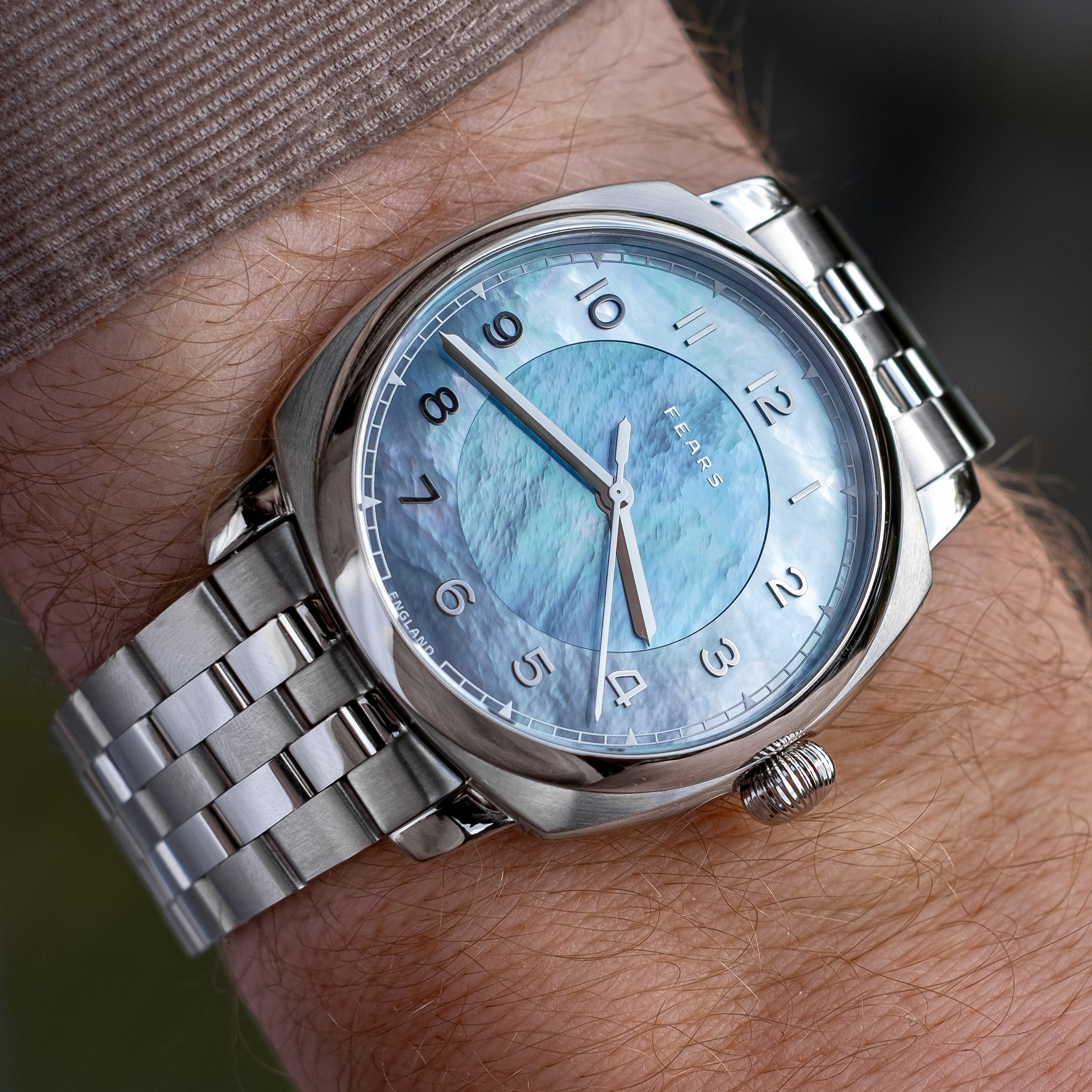Fears Brunswick 40 - 'Aurora' Mother of Pearl – Fears Watch Company Limited