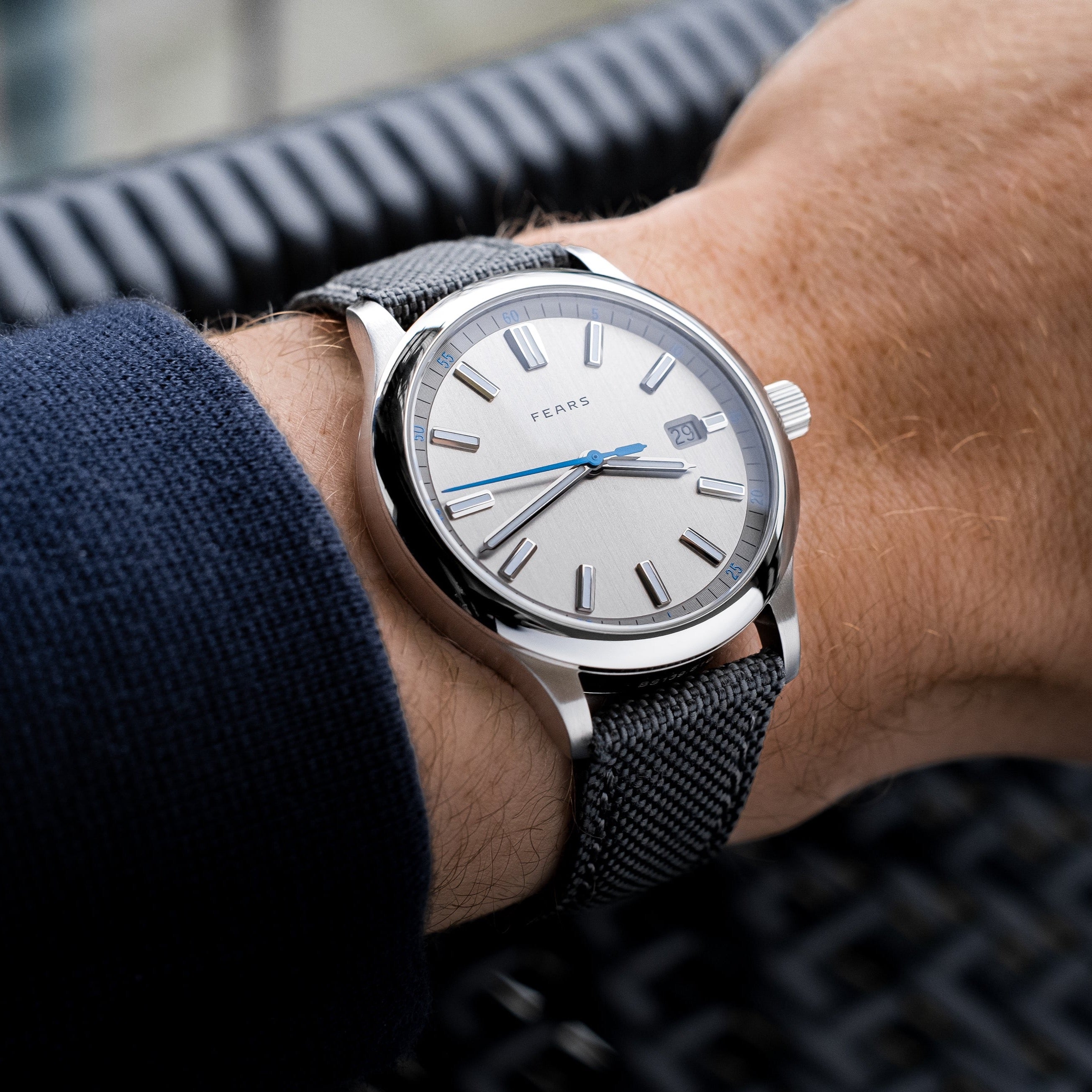 Redcliff 39.5 Date Pewter Grey – Fears Watch Company Limited