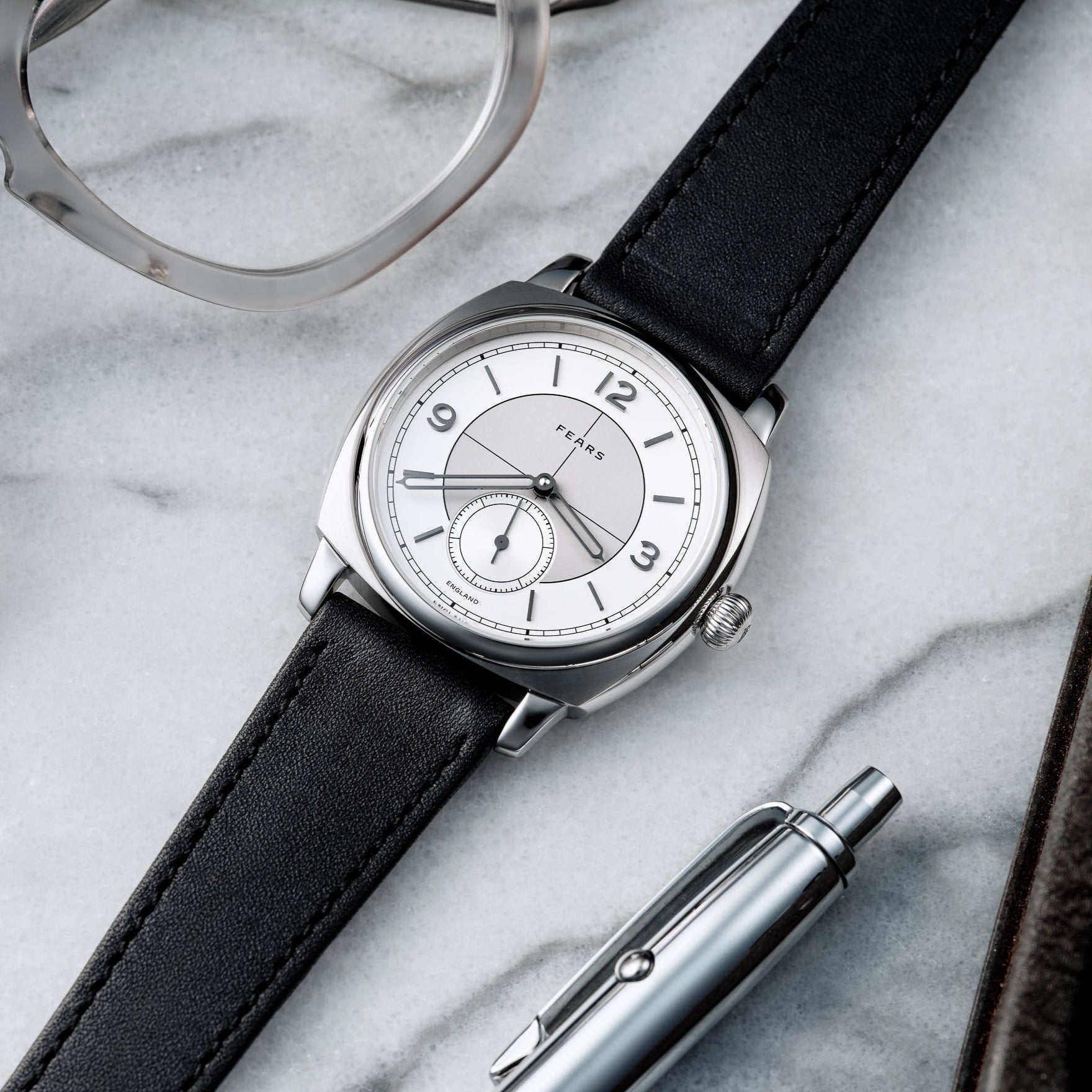 Fears Brunswick 38 Topper Edition 'Silver Sector' – Fears Watch Company ...