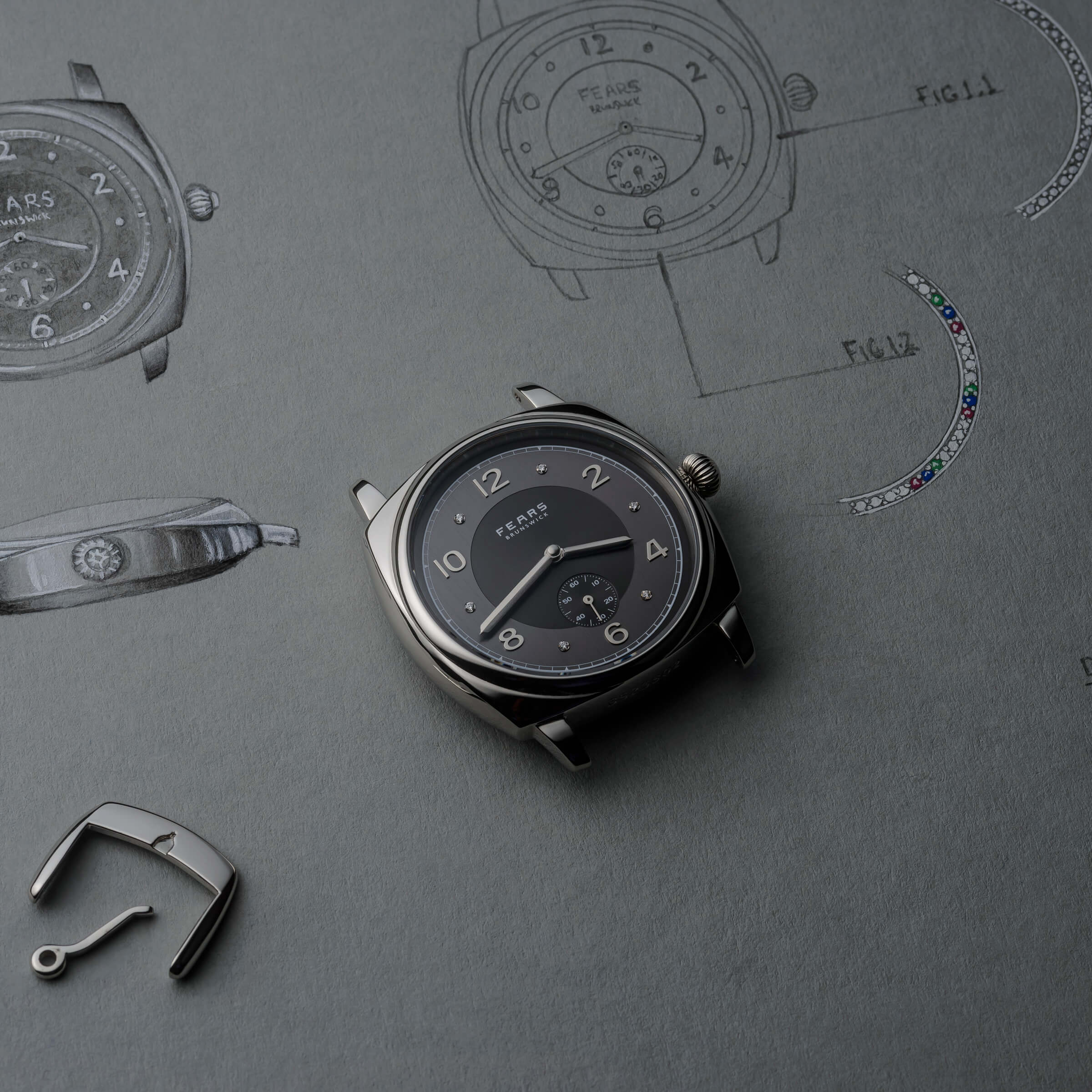 Fears Brunswick Pt - Platinum Dress Watch – Fears Watch Company Limited